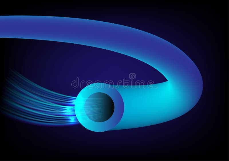 Abstract Background with Internet Cable Tube Stock Illustration ...