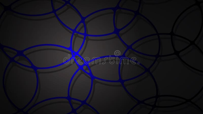 Abstract Background of Intersecting Circles Stock Vector - Illustration ...