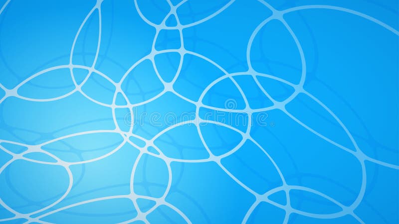 Abstract Background of Intersecting Circles Stock Vector - Illustration ...