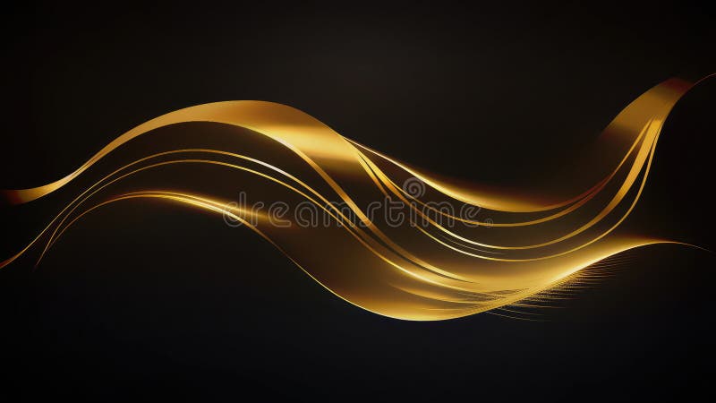 Abstract Background. Intersection of Gold and Black Metal Lines Stock ...