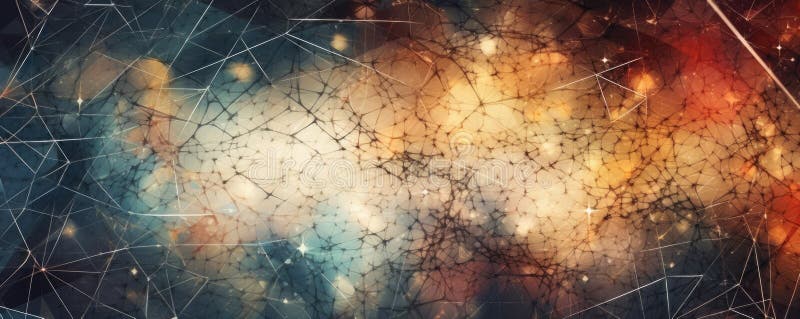 Abstract Background with Intricate Patterns and Interconnected Lines ...