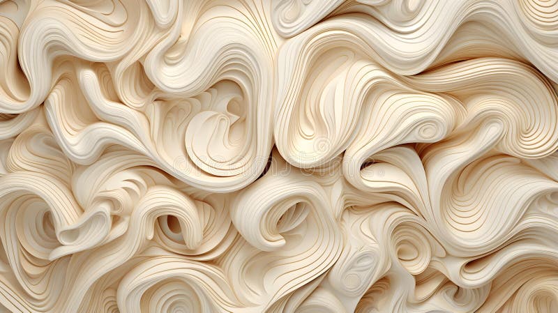 Abstract Background of Intricate Patterns in Ivory Colors. Antique ...