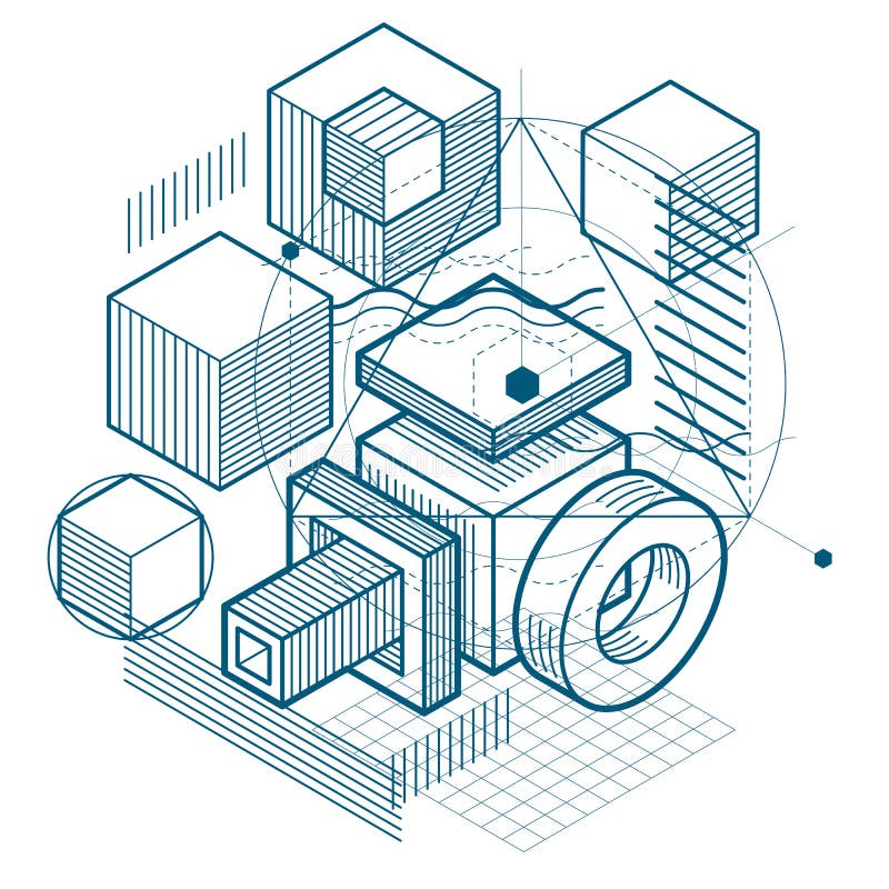 Isometric Box Lines Stock Illustrations – 1,058 Isometric Box Lines ...
