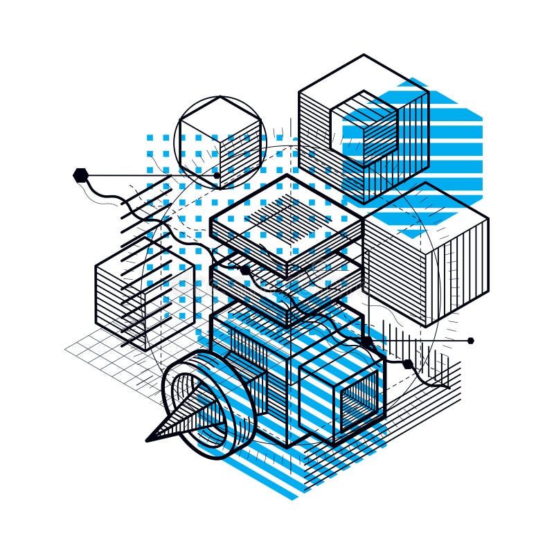 Isometric Box Lines Stock Illustrations – 1,058 Isometric Box Lines ...