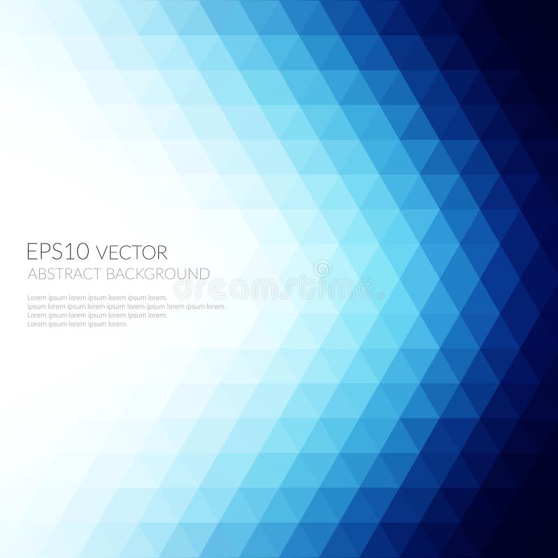 Abstract Background in Isometric Style. Shades of Blue. Bright Colors ...