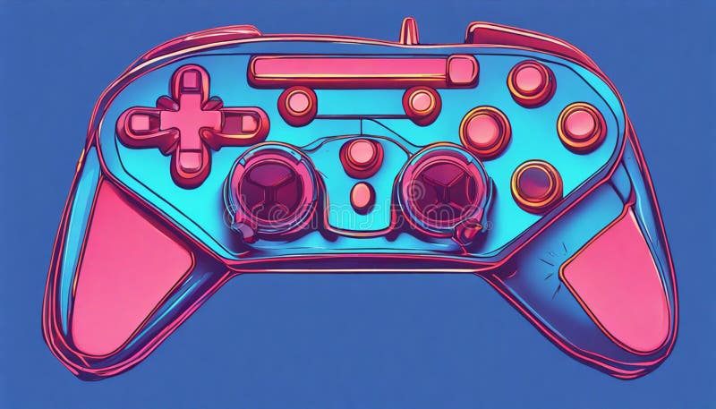 Colorful Joystick Image HD Background Stock Photo - Image of computer ...