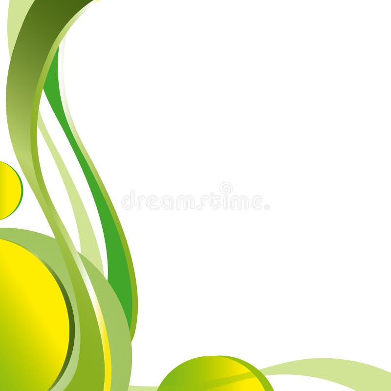 Abstract Background, Krausens, Waves Green Stock Vector - Illustration ...