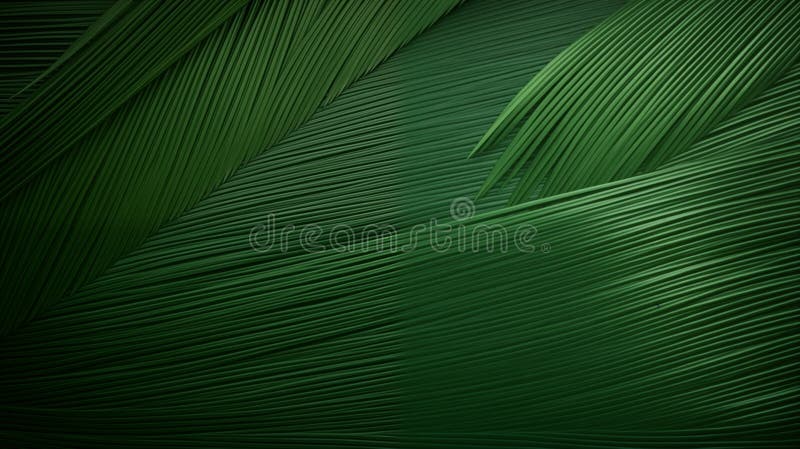 Abstract Background of Large Green Leaves. Wallpaper Stock Illustration ...