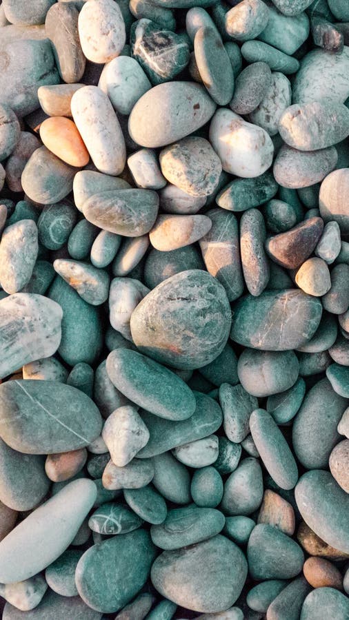 Abstract Background of Large Pebbles Stock Image - Image of rounded ...