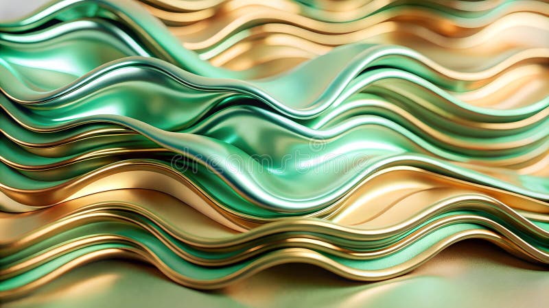 Abstract Background with Layered Fluid Metallic Surfaces - High-Tech ...