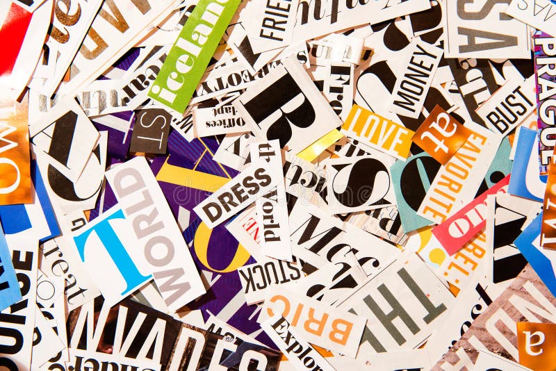 Word Clippings Magazine Background Stock Images - Download 283 Royalty ...