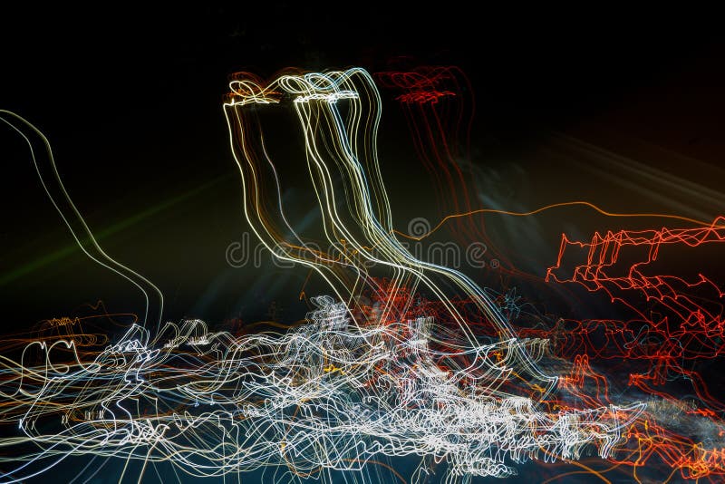 Abstract Background. Light Burst from Laser Stock Photo - Image of ...
