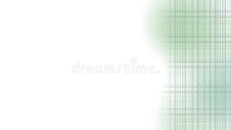 Abstract Background with Light Green Grid Pattern and White Space on ...