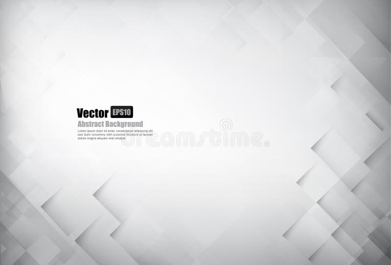 Abstract Background Light Grey with Basic Geometry Element Stock Vector ...