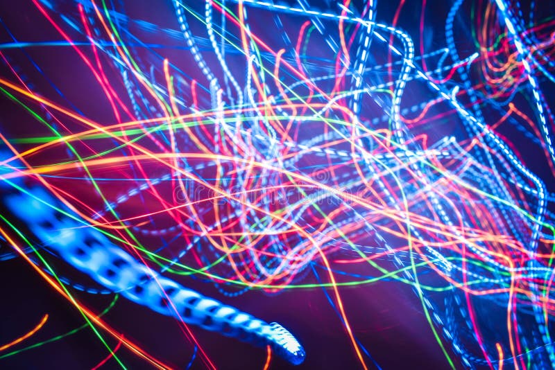 Abstract Background with Light Lines Stock Image - Image of effect ...