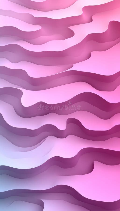 Abstract Background, Light Pink 3D Low Profile Wave Texture Pattern ...