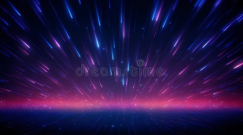 Abstract Background with Light Rays and Lens Flare, Generative AI ...