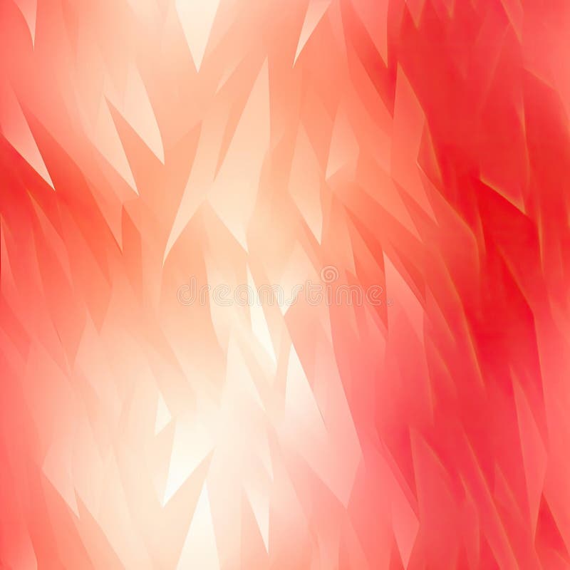Abstract Background with Light Red Triangles and Wavy Lines (tiled ...