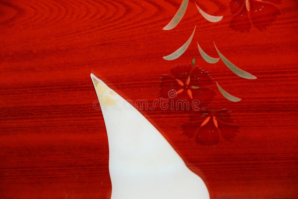 Red Background with Light Reflections and White Shapes Stock Photo ...