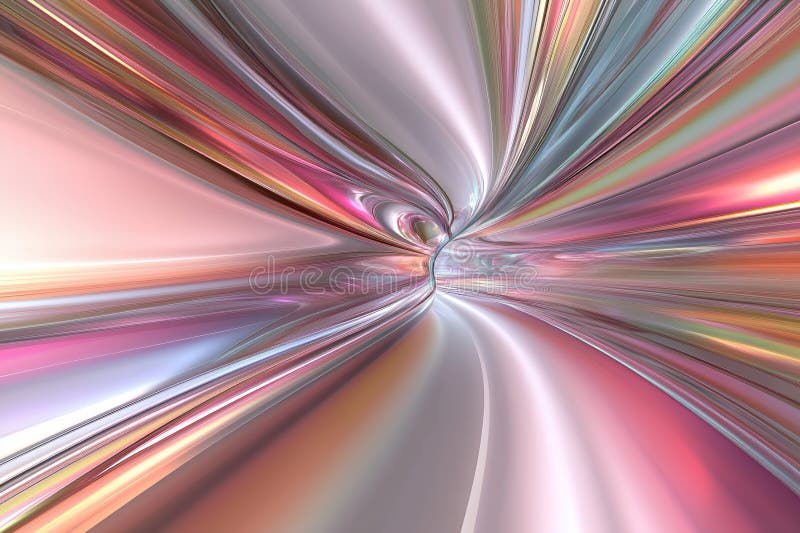 Abstract Background with Light Trails of Elliptical Shape Stock ...