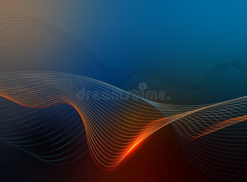 Abstract Background with Lighting Effect. Vector Stock Vector ...