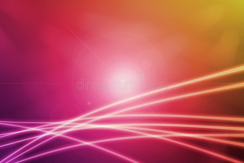 Abstract Background with Lighting and Sun Stock Illustration ...