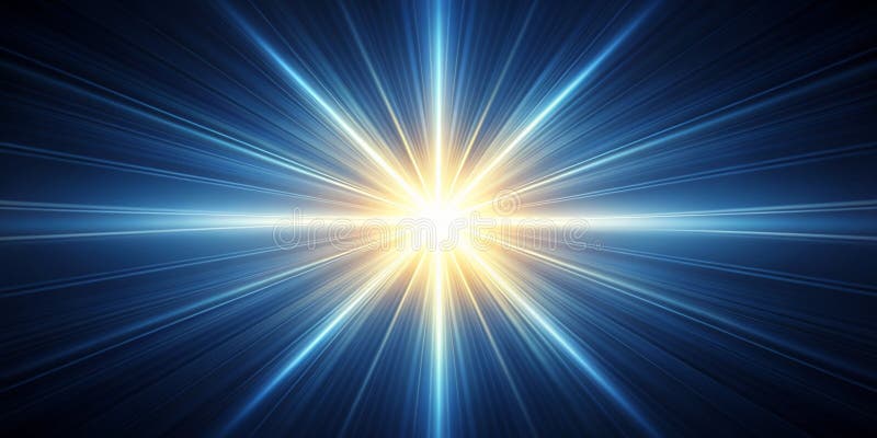 Abstract Background of Lights or Rays that Coming Out of a Glowing or ...
