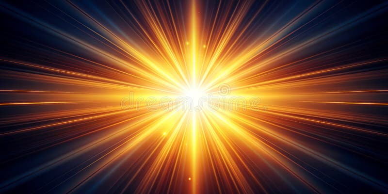 Abstract Background of Lights or Rays that Coming Out of a Glowing or ...