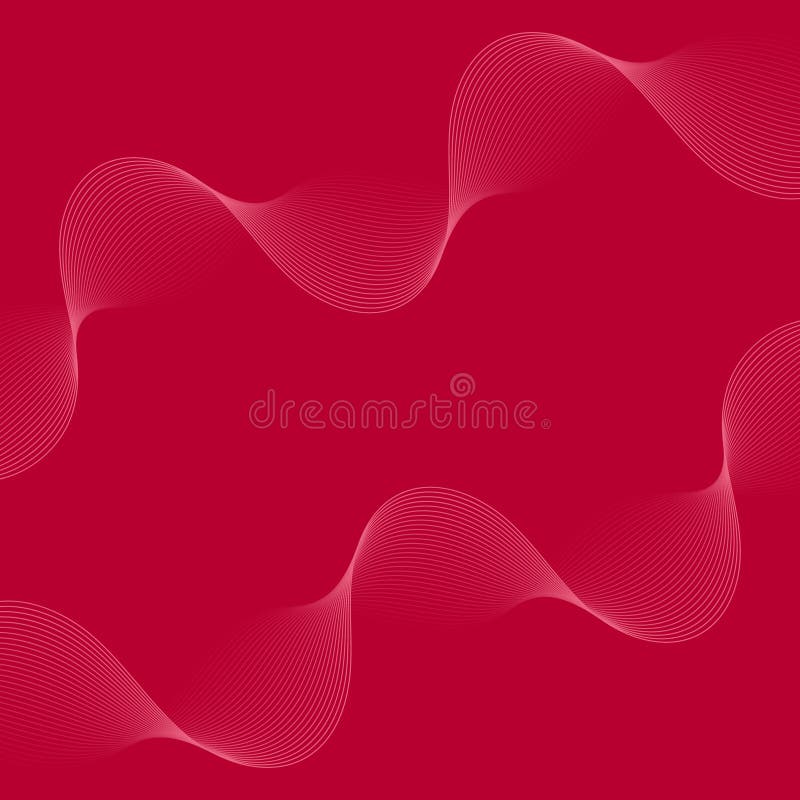 Abstract Background with Lines for Banner. Red Stock Illustration ...