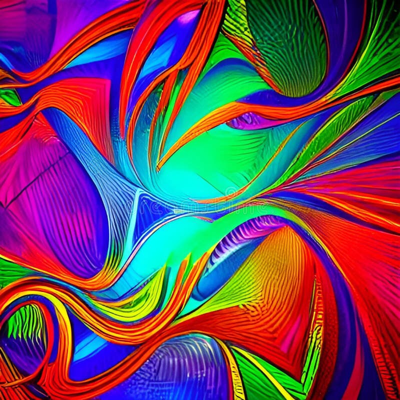 Abstract Background with Lines, Colour and Patterns. Concept of Cover ...