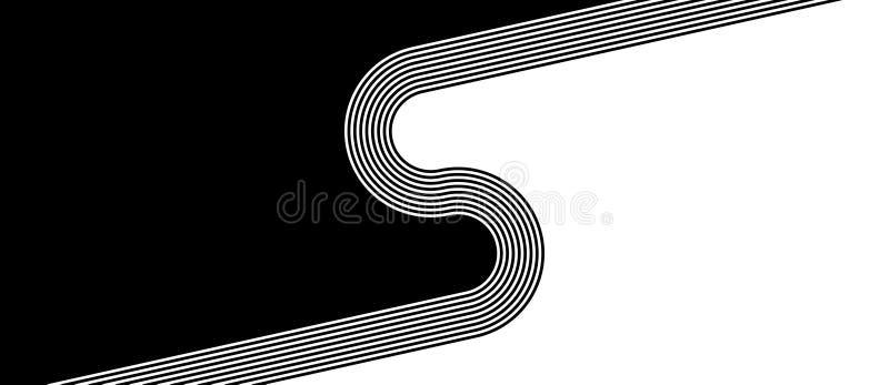 Abstract Background with Lines. Day and Night Concept. Striped Vector ...