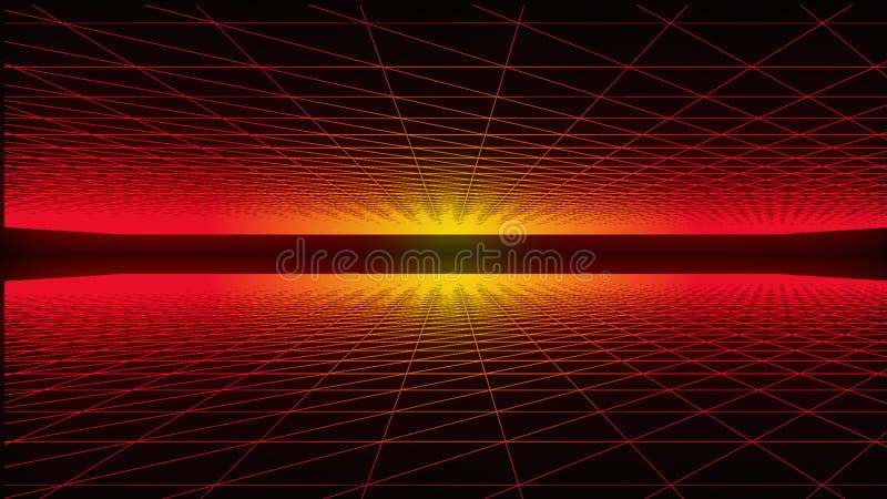 Abstract Background with Lines. Red Dot Connection Lines. Stock ...