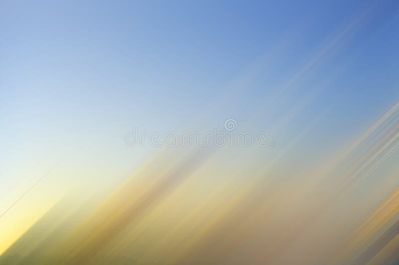Abstract Background with Lines in Soft Blue and Yellow Gradation Colors ...