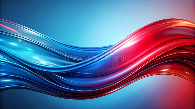 Abstract Background Liquid Wave Red and Blue Gradient Background AI ...