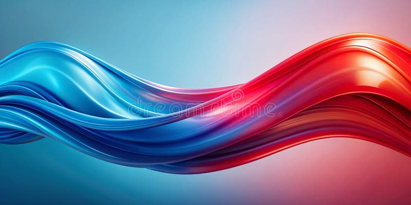 Abstract Background Liquid Wave Red and Blue Gradient Background AI ...