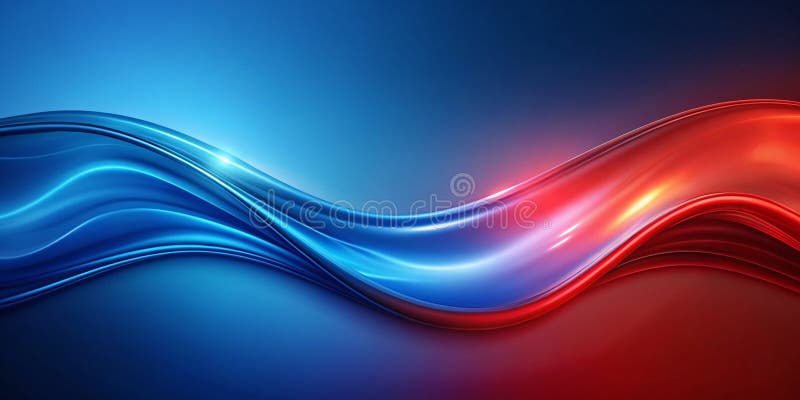 Abstract Background Liquid Wave Red and Blue Gradient Background ...