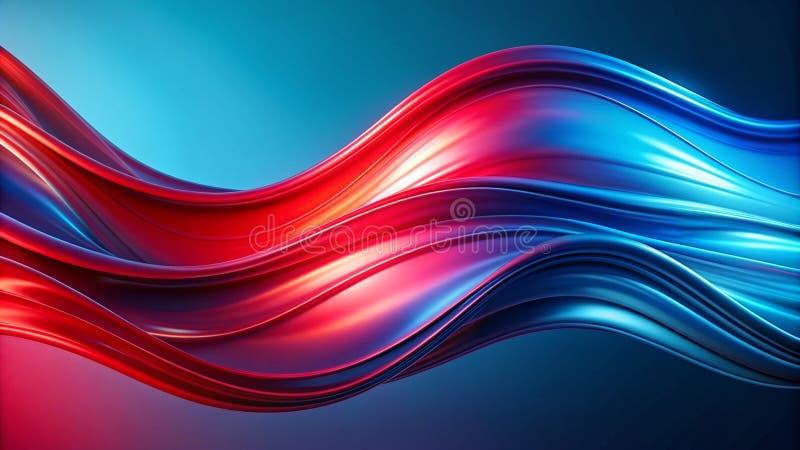 Abstract Background Liquid Wave Red and Blue Gradient Background ...