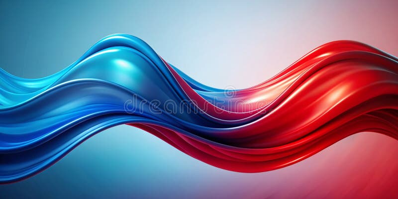 Abstract Background Liquid Wave Red and Blue Gradient Background ...