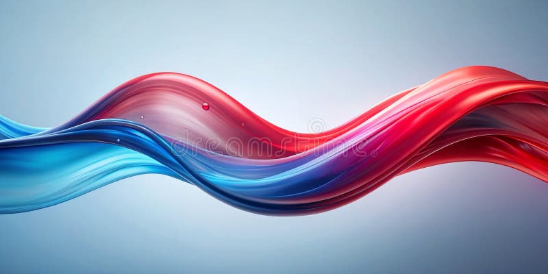 Abstract Background Liquid Wave Red and Blue Gradient Background ...