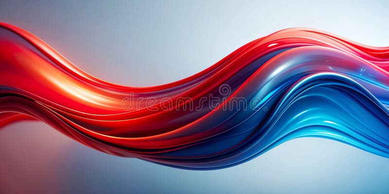 Abstract Background Liquid Wave Red and Blue Gradient Background ...