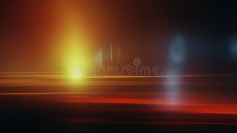 A Long Exposure Photo of a Highway at Night Generate with Ai. Stock ...