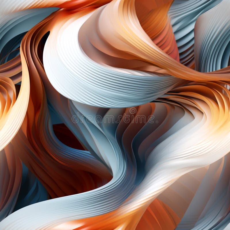 Abstract Motion Background with Colorful Transformed Flowers. Surreal ...