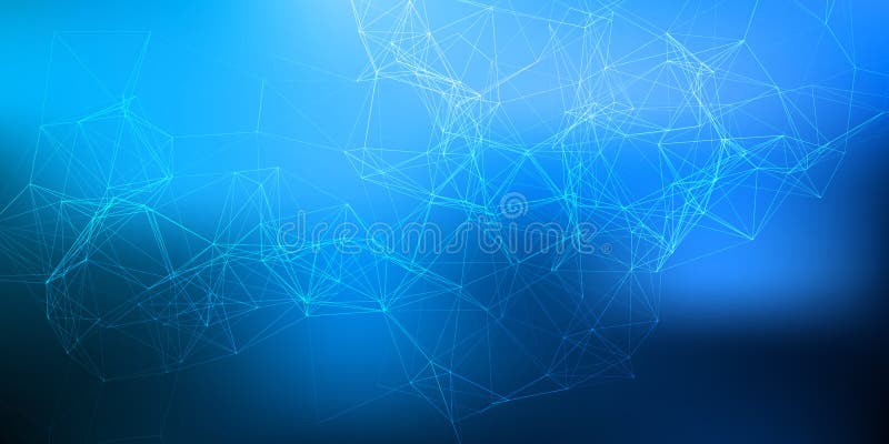 Abstract Low Poly Techno Design Background Stock Vector - Illustration ...