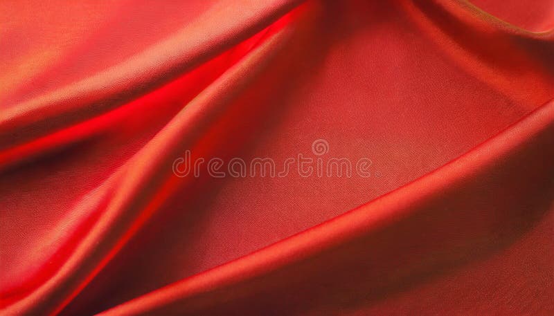 Abstract Background Luxury Cloth, Red Silk Texture - Generative AI ...