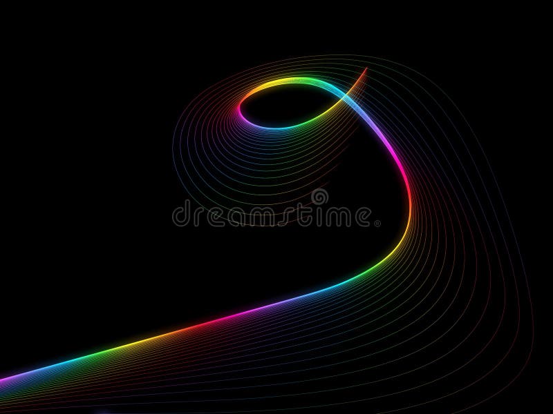 Abstract Background Made on Black Base Stock Illustration ...