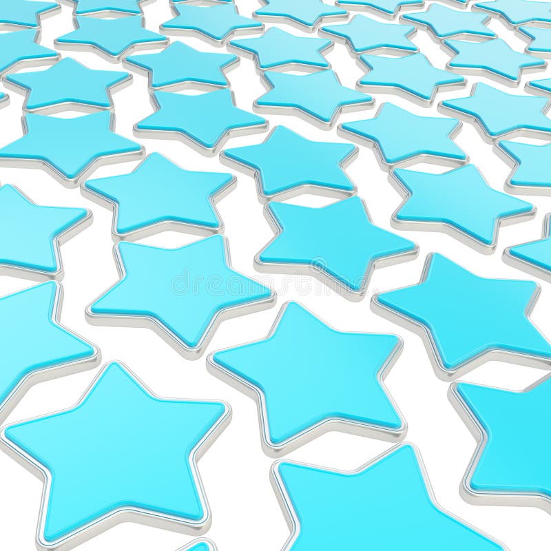 Abstract Background Made of Blue Stars Stock Illustration ...