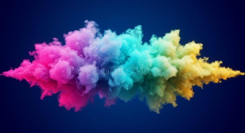 Abstract Background Made of Colorful Smoke and Ink, Patterns Design, Ai ...