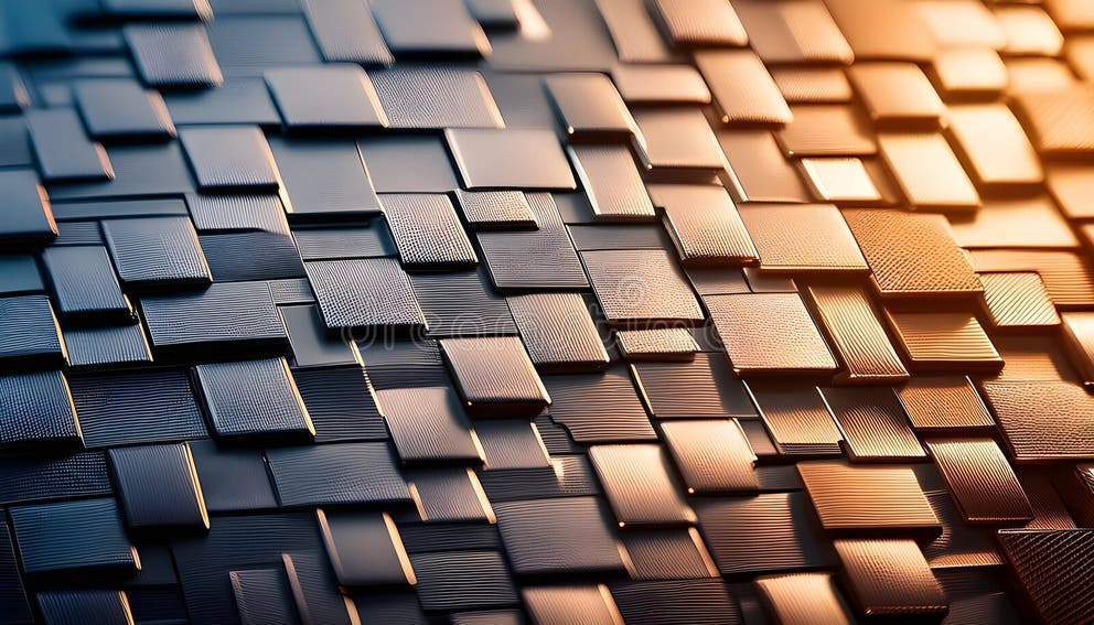 Abstract Background Made of Cubes, Geometric Pattern. Rectangular ...