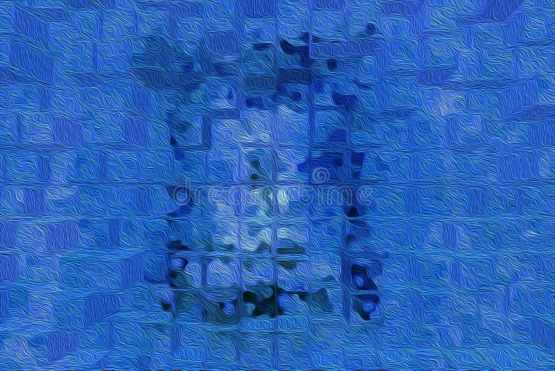 Abstract Background Made of Digital Square Pixels. Stock Image - Image ...