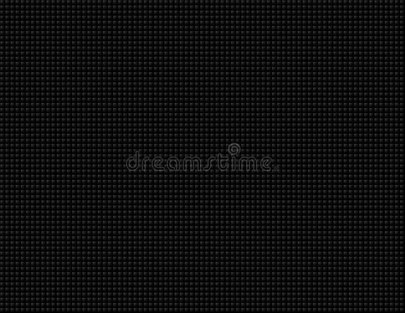 Small Dark Gray Squares on Black Stock Illustration - Illustration of ...